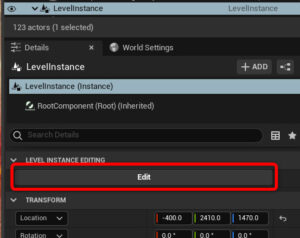【UE5】Level Instance の使い方 | メタタイムCG