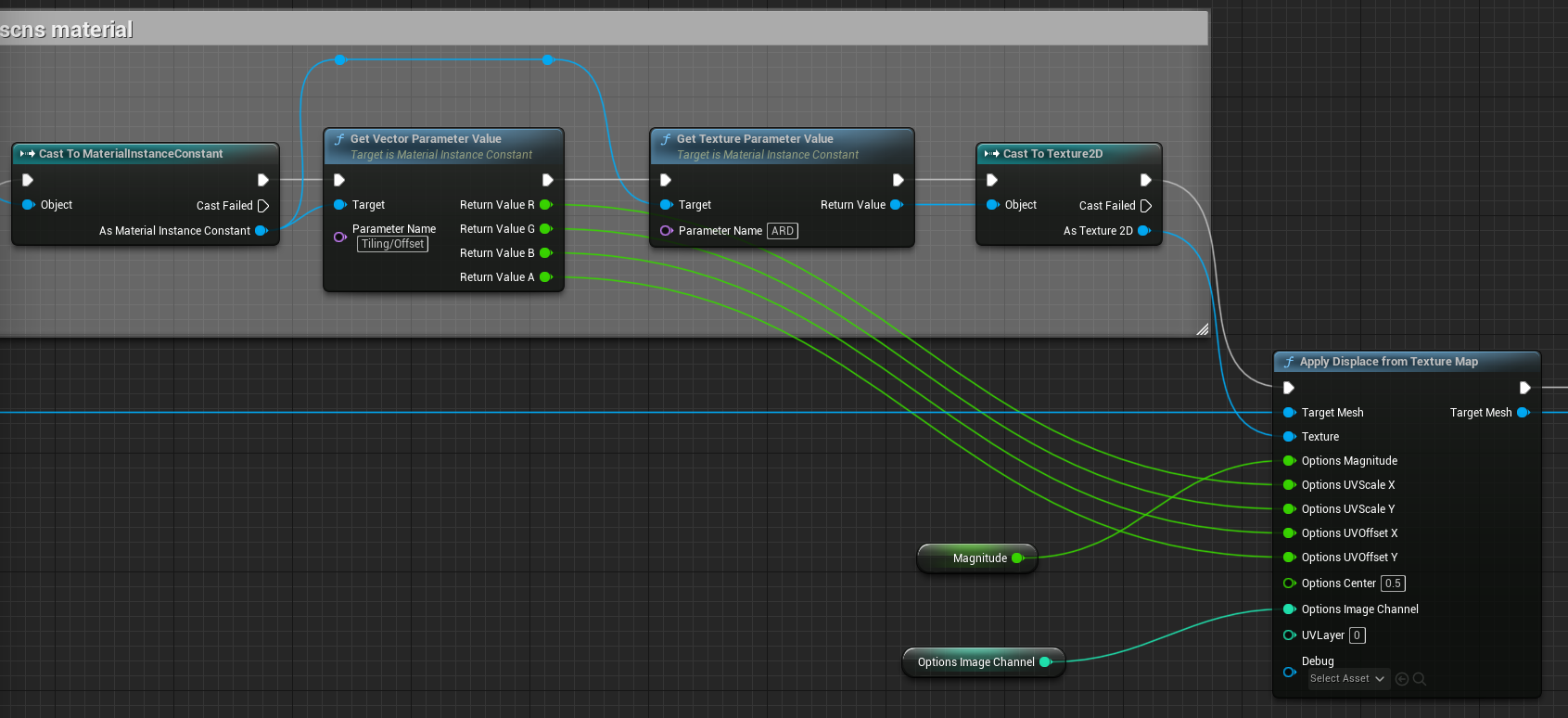 UE5 で Displacement(Height) mapを使う | メタタイムCG