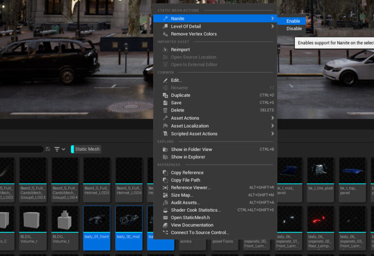 【UE5】Naniteの使い方と注意点 | メタタイムCG