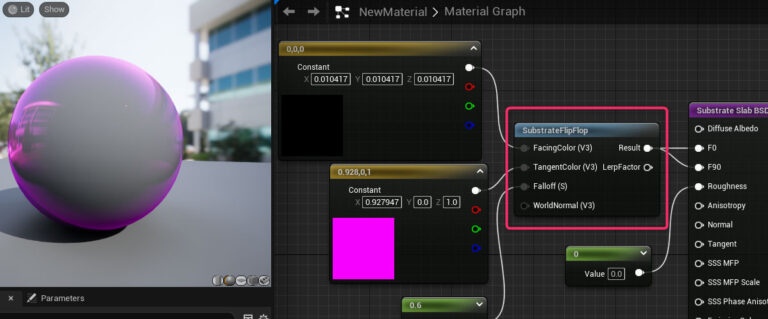 【UE5】Substrate Material の使い方 入門編 | メタタイムCG