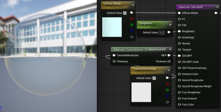 【UE5】Substrate Material の使い方 入門編 | メタタイムCG
