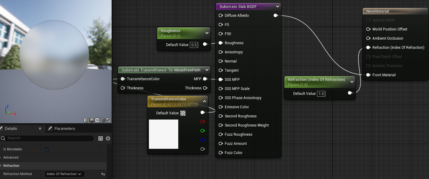 【UE5】Substrate Material の使い方 入門編 | メタタイムCG