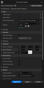 【UEFN】3Dモデルやアニメーションのインポート方法 | メタタイムCG